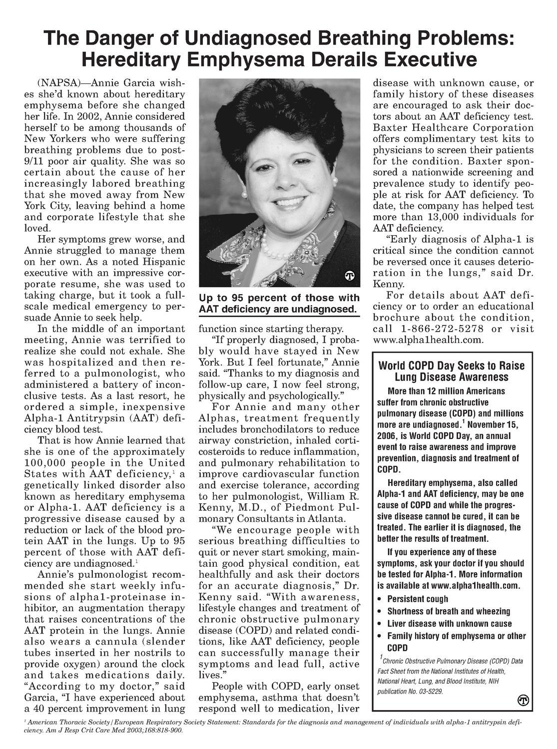 Hereditary Emphysema | North American Precis Syndicate, Inc.