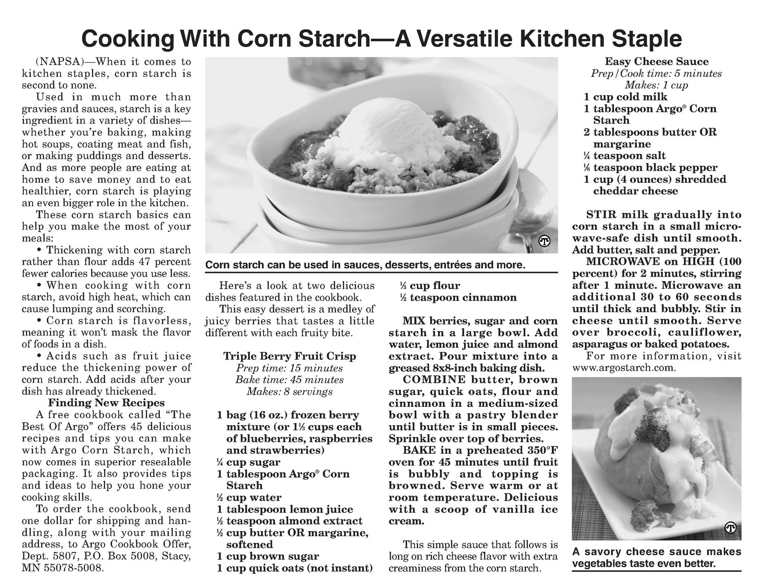 Cooking With Corn Starch--A Versatile Kitchen Staple | North American ...